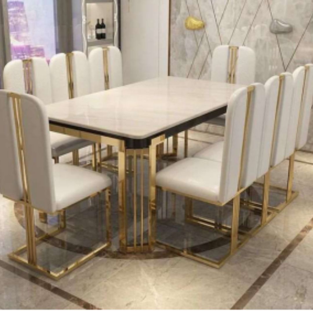 Stainless Steel Dining Table – Allure Box