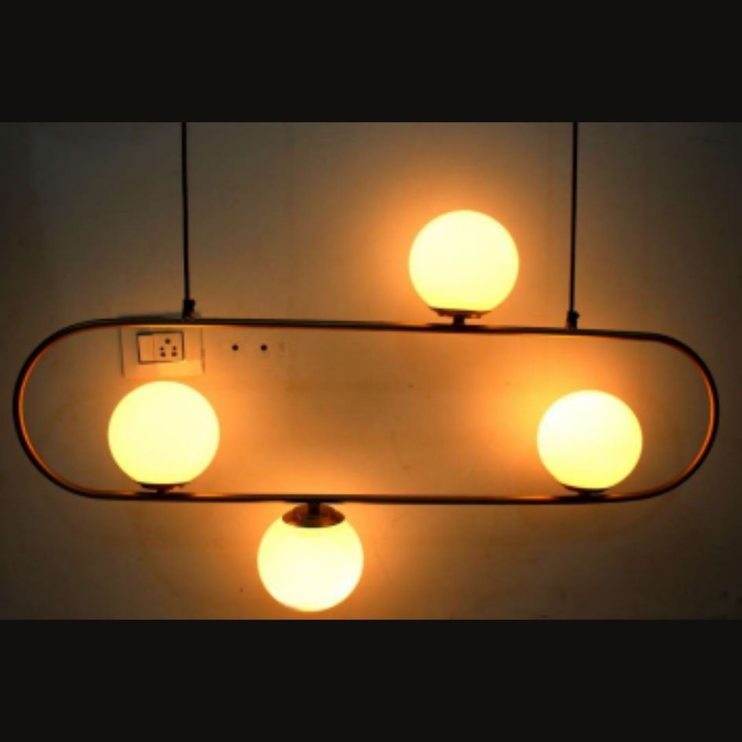 Ellipse Shape Hanging Light – Allure Box